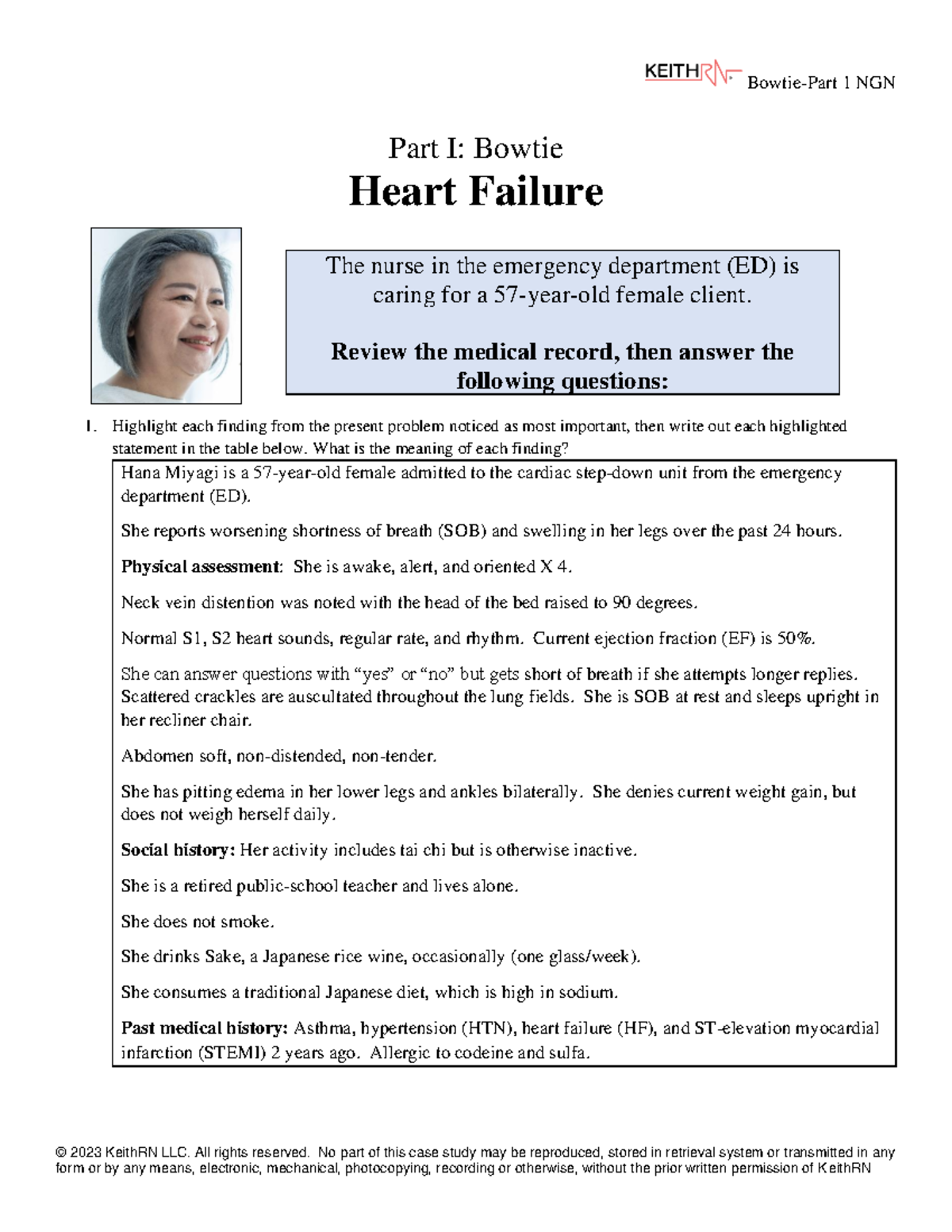 Heart Failure Case Study: Student Bowtie Part 1 (HF) Analysis ...