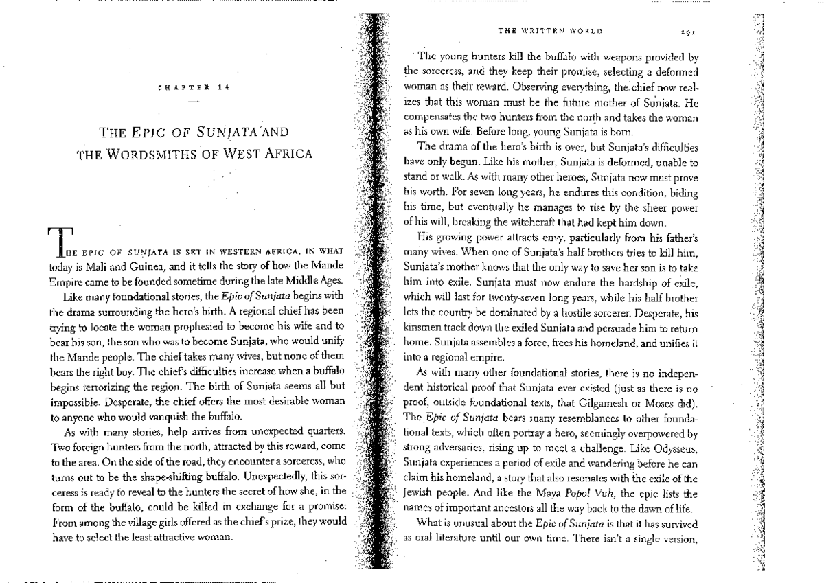 Epic of Sundiata 291: The Birth and Legacy of a Hero in West Africa ...