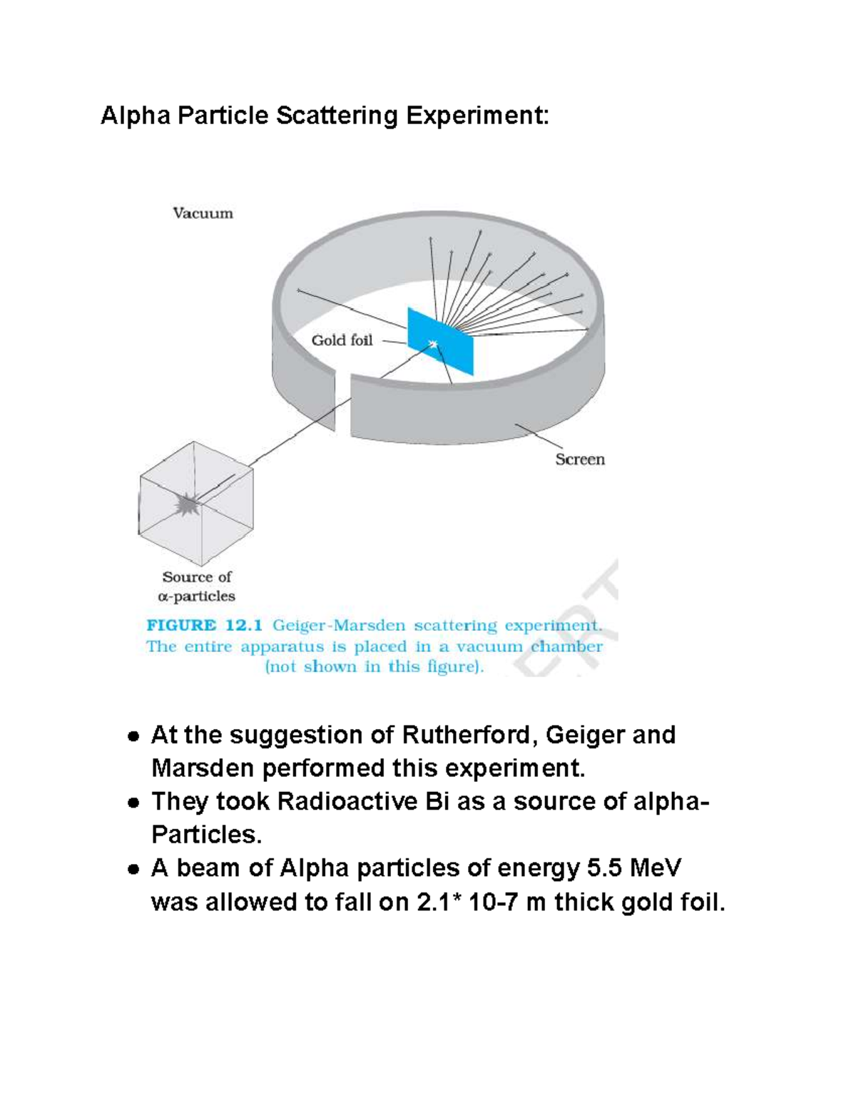 Alpha Particle Scattering Experiment: Insights from Rutherford's Work ...