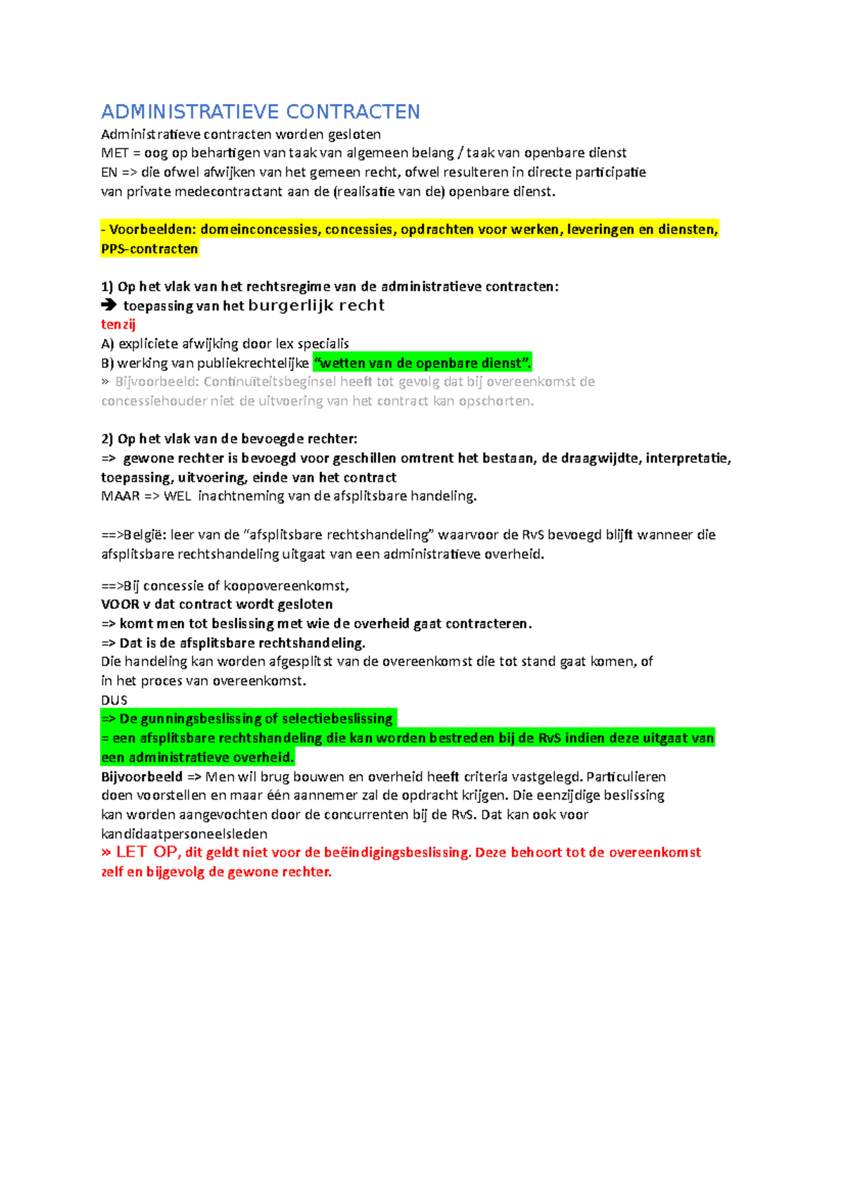 Administratieve Contracten en Hun Rechtsregime: Inzichten en ...