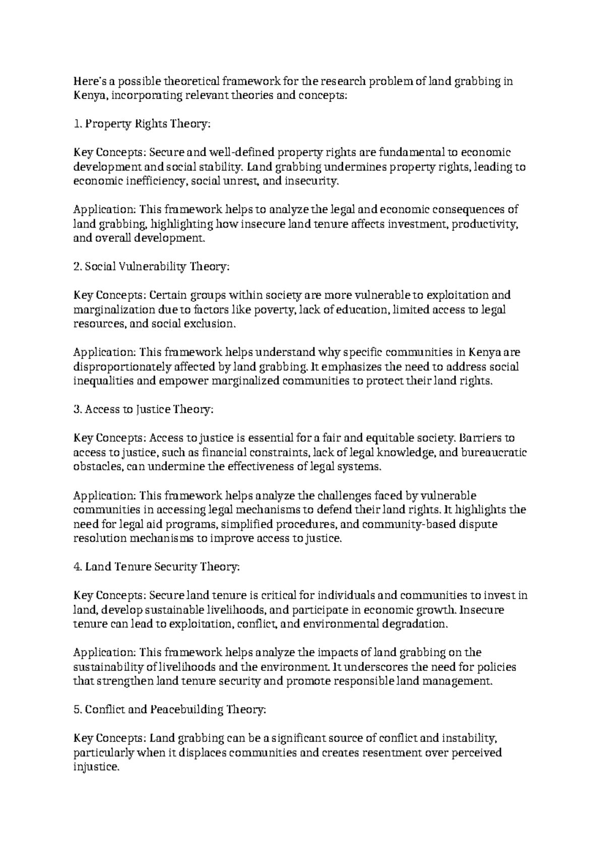 Framework - reaserch paper ramework - Here's a possible theoretical ...