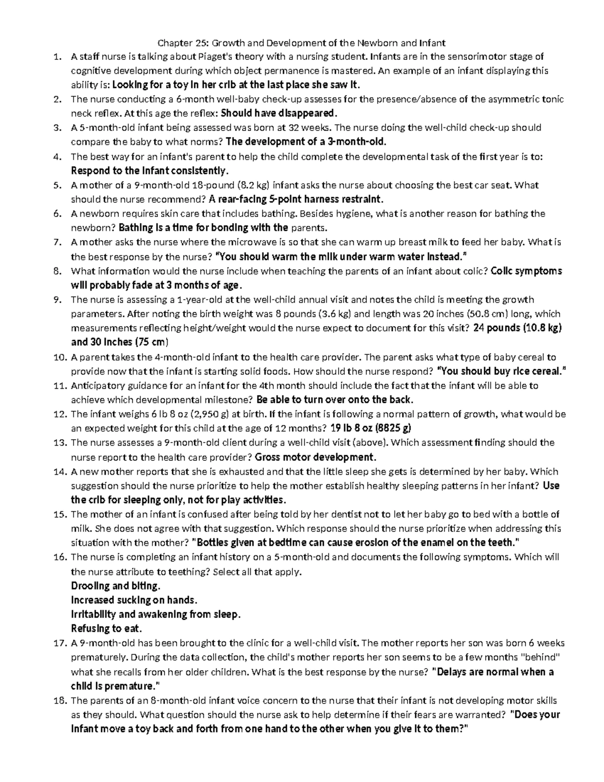 Chapter 26 Growth and Development of the Toddler - Chapter 26: Growth ...