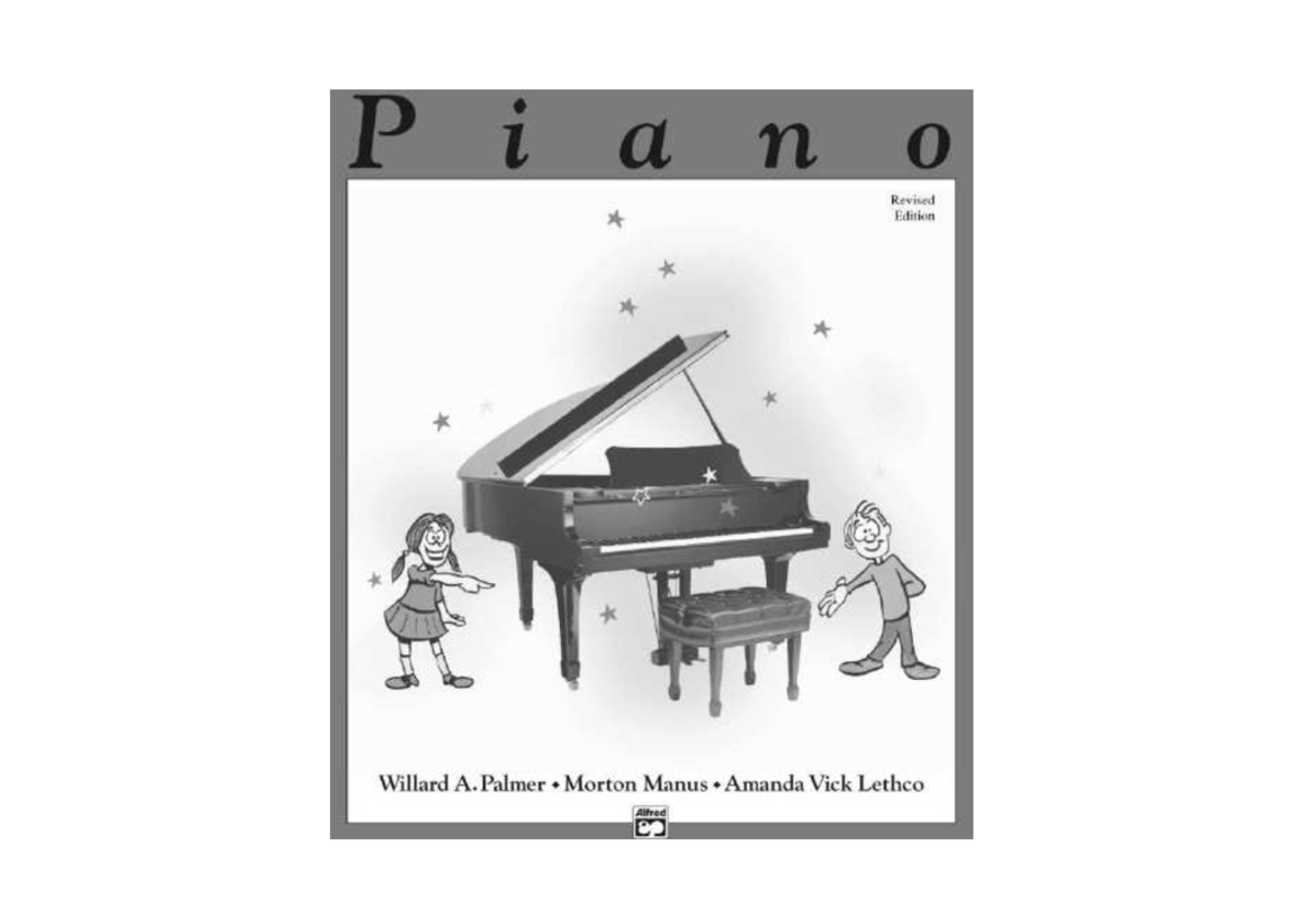 Alfred Basic Piano Library: Level 1A Revised Edition Guide - Studocu