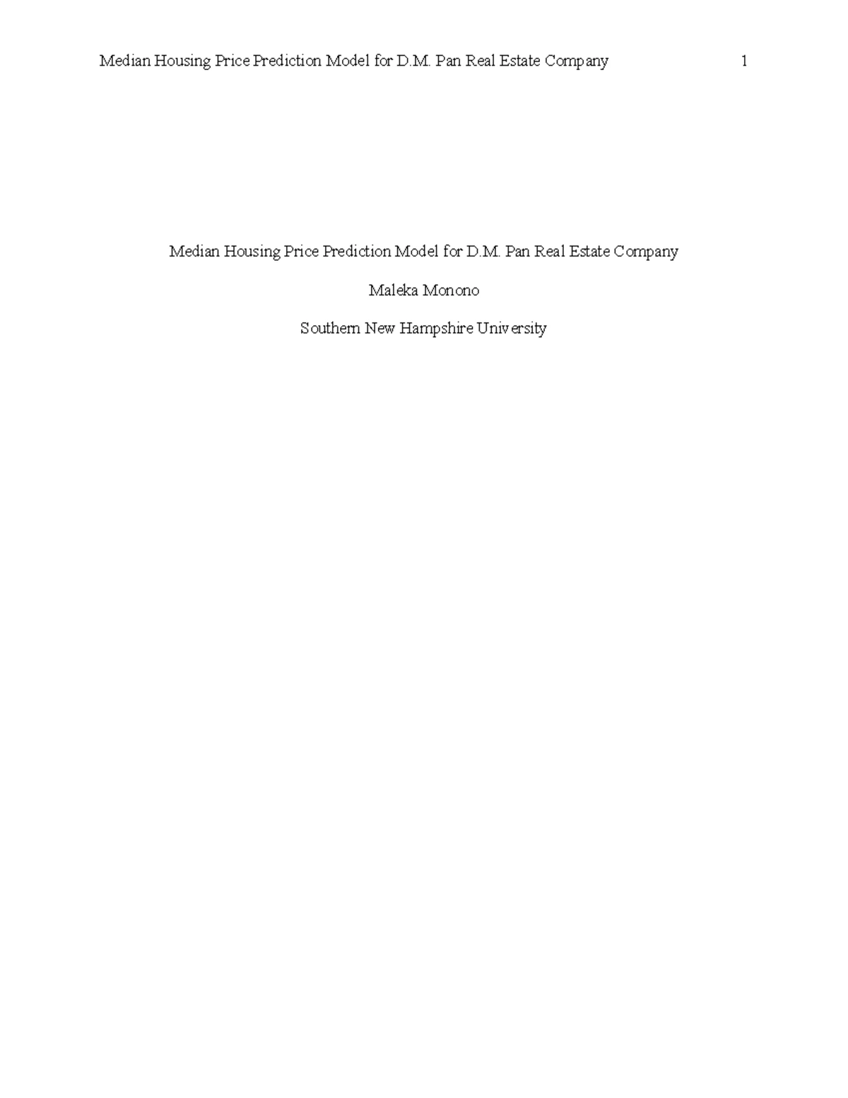 MAT 240 Module 5 Assignment - Hypothesis Testing for Regional Real ...