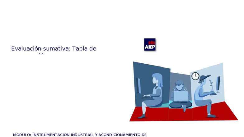 Evaluación Sumativa: Plantilla Trabajo Semana 2 - Instrumentación Industrial - Studocu