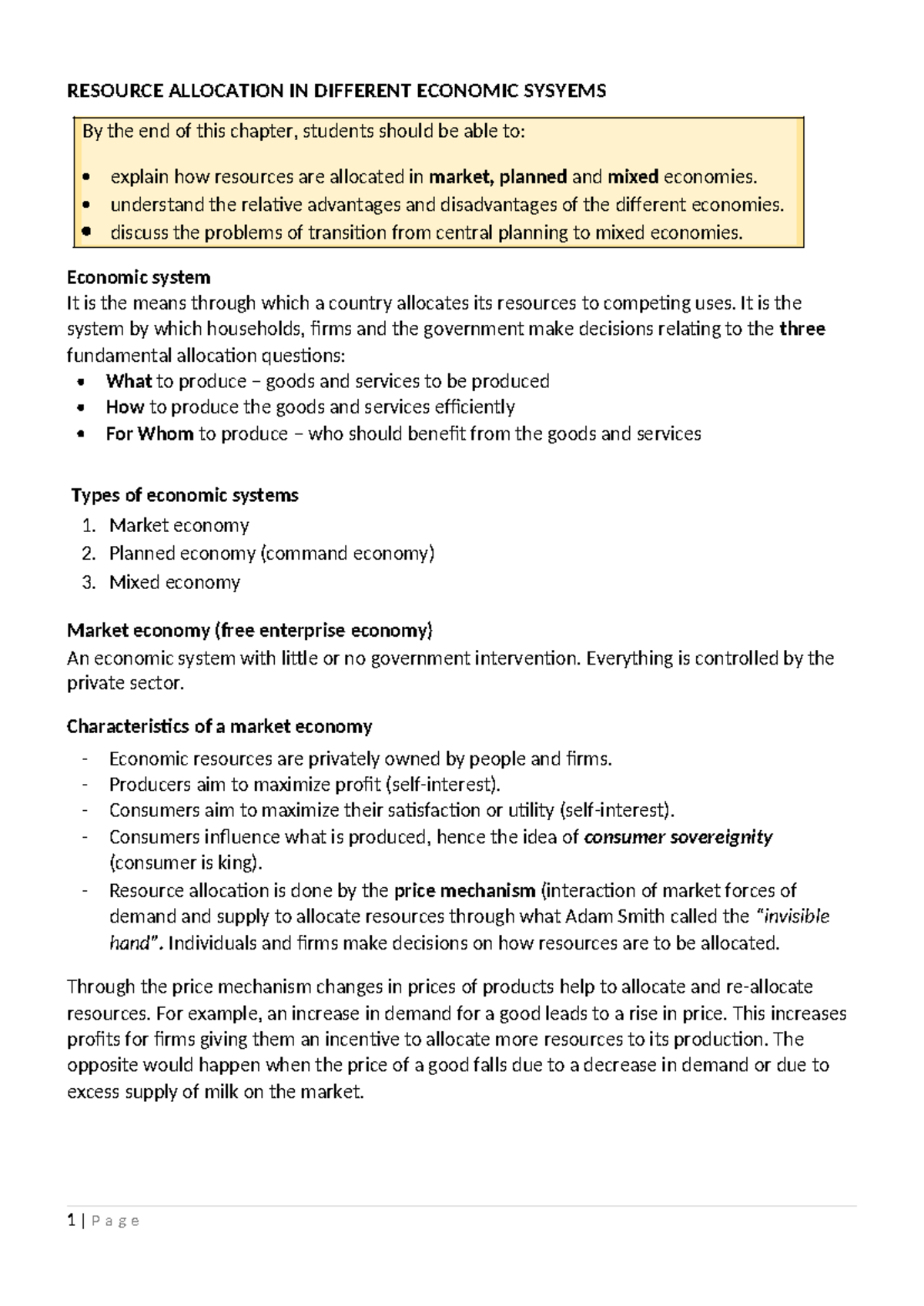 12 ECON - Resource Allocation in Economic Systems: A Comprehensive ...