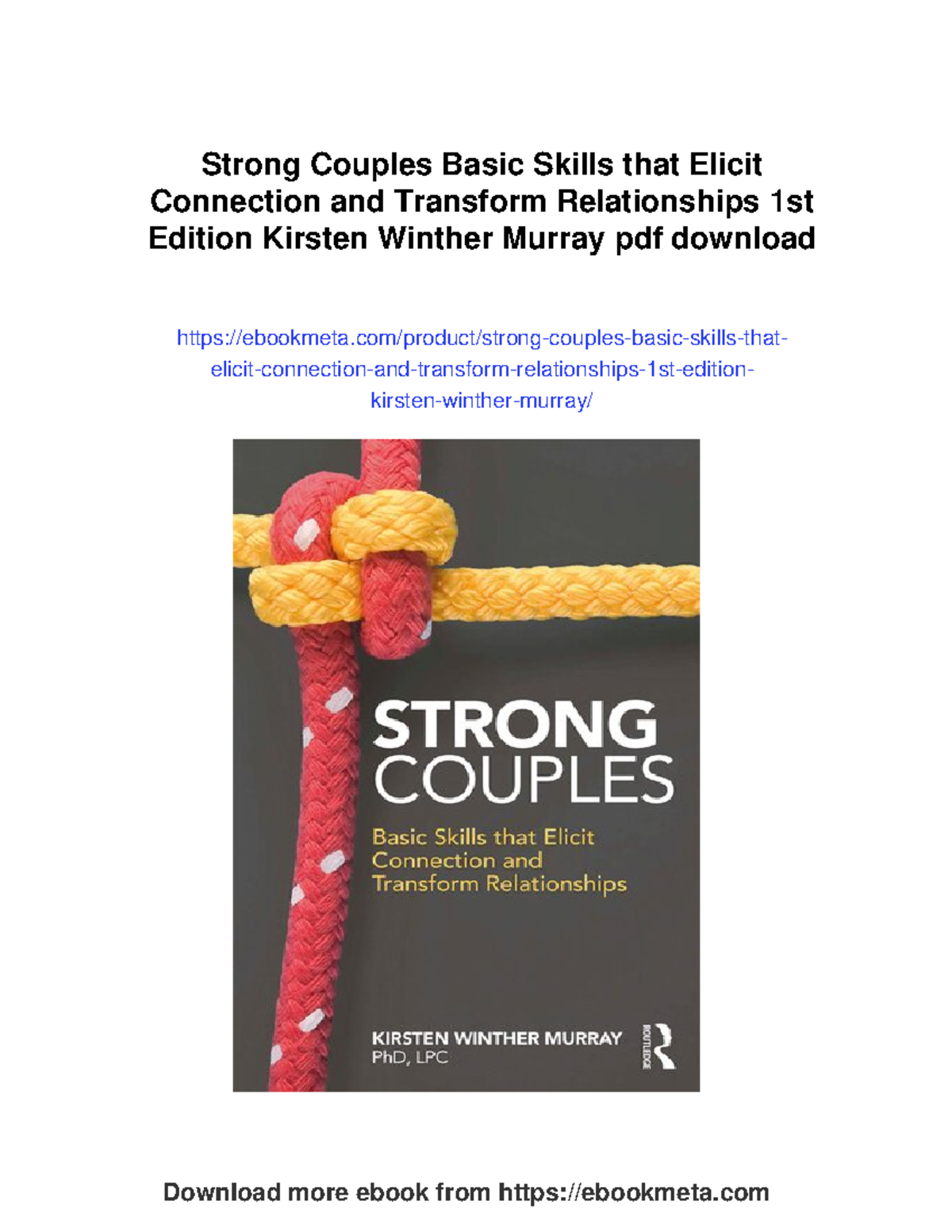 Strong Couples: Skills for Connection & Relationship Transformation ...
