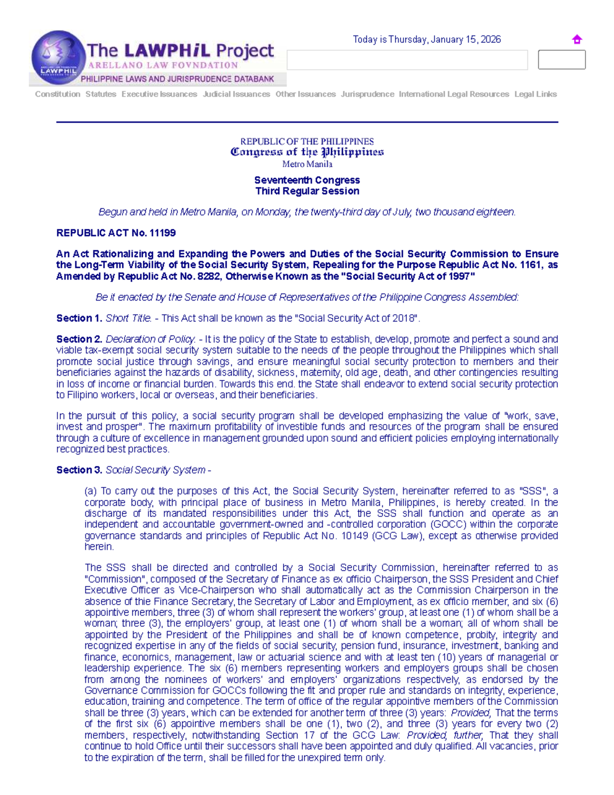 Republic Act No. 11199 - Amended PDIC Law Overview and Provisions - Studocu