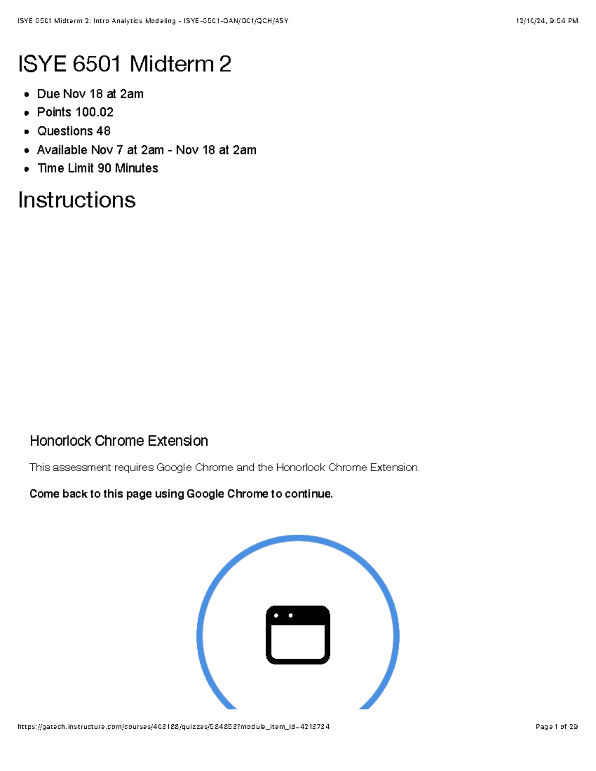 Isye 6501 Midterm 2 Intro Analytics Modeling Review And Details Studocu