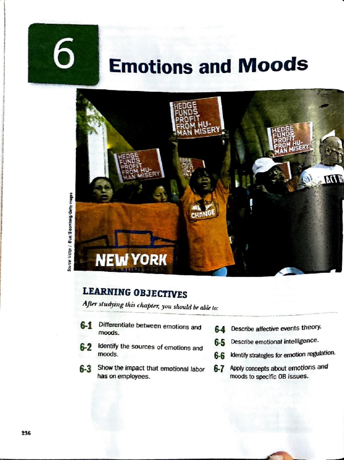 Chapter 6: Emotions and Moods in Organizational Behavior (OB) - Studocu