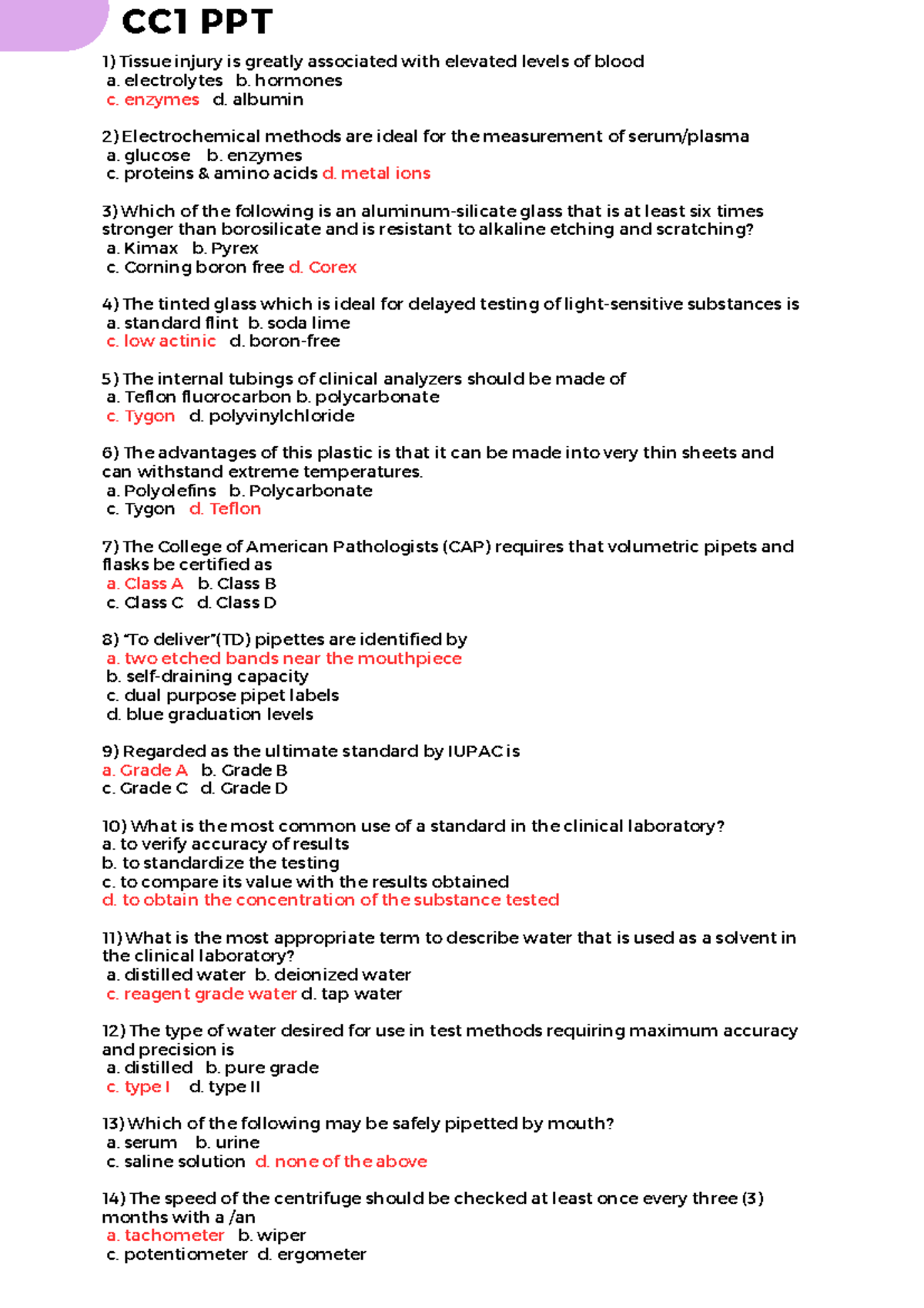 Intro to CC1 Quiz 1 - Key Concepts and Questions in CC1 - Studocu