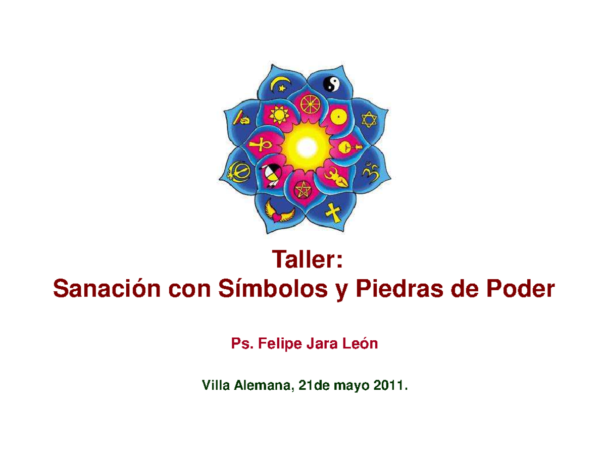 Sanacion Con Simbolos y Piedras de Poder 1 - Taller:Taller: Sanación ...