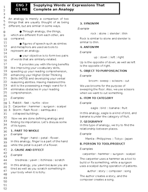 LAS Science 8 Q4 MELC 3 Week-2 - Science Activity Sheet Quarter 4 ...