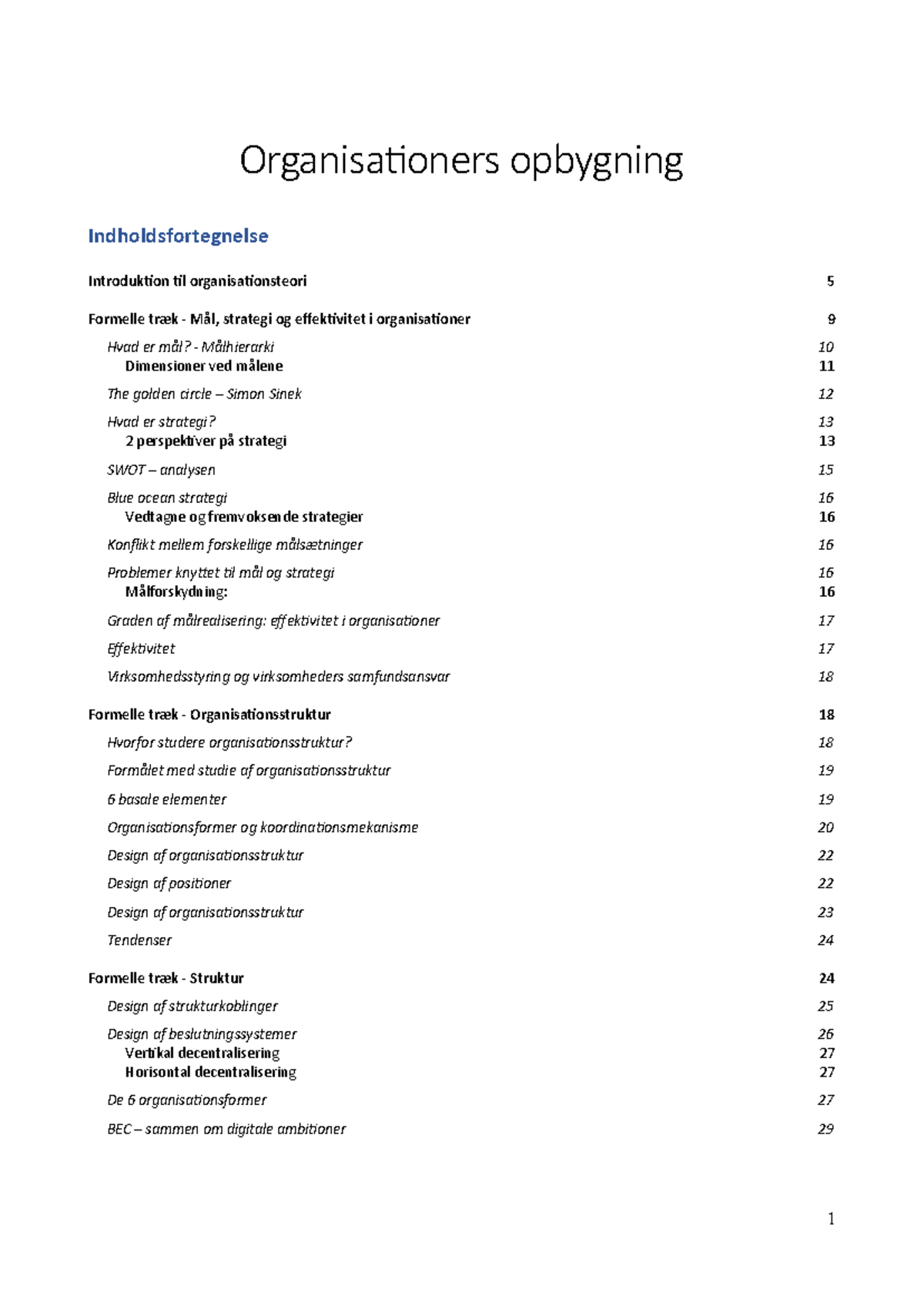 Organisationers Noter: Teori, Struktur og Strategi i Organisationer ...