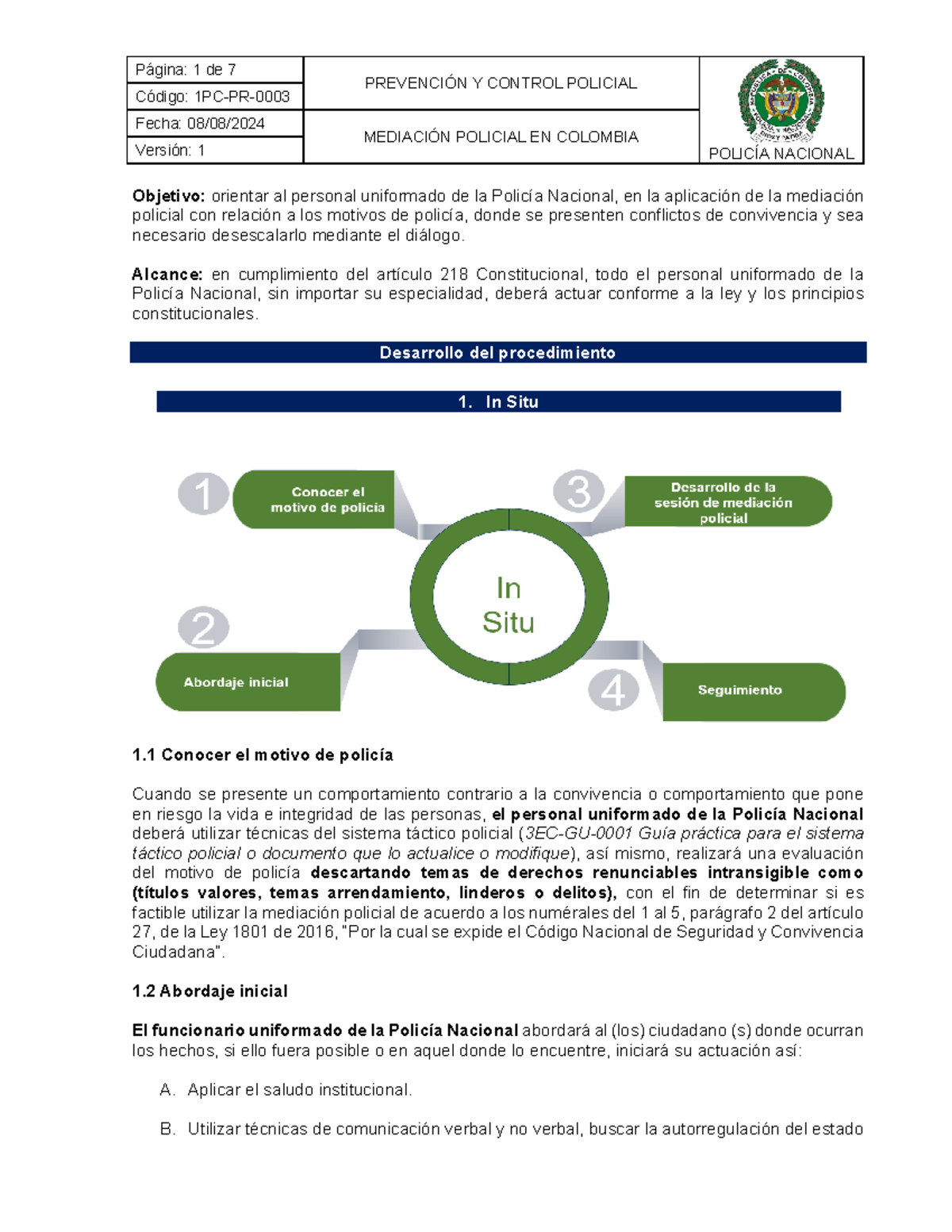 23. 1PR-PR-0003 Guía Práctica para la Mediación Policial en Colombia ...