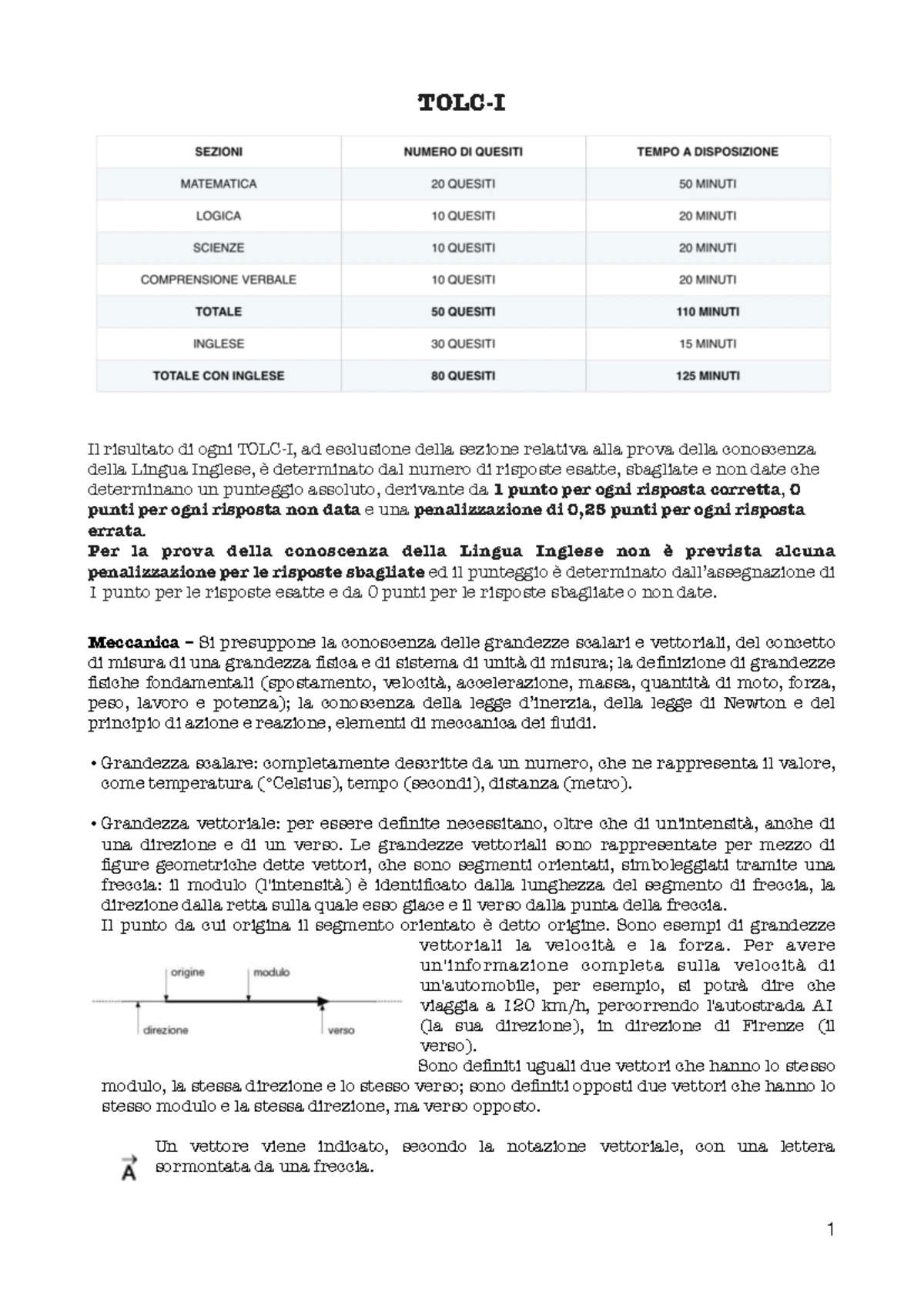 English Tolc-I Sample - SAMPLE TEST English TOLC–I Edizioni CISIA ...