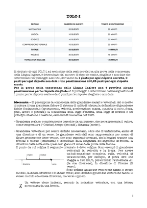 Tolc i sinavi ornek sorulari - SAMPLE TEST English TOLC–I Edizioni ...