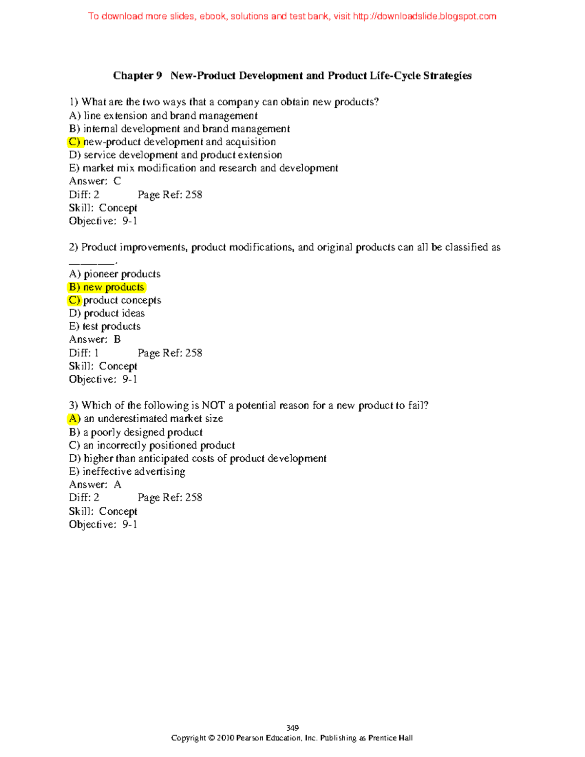 Chapter 9 - New Product Development & Product Life Cycle Strategies ...