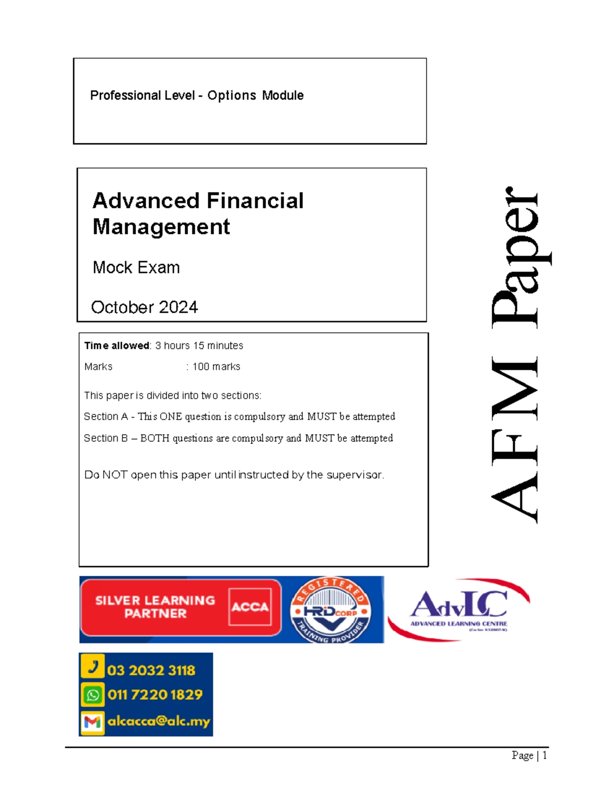 QH SBL SEP/DEC 2022 - Comprehensive Report & Recommendations by Sir Dossani - Studocu