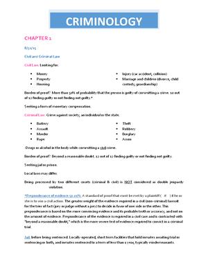 Criminology Trait Theory - Chapter 5 Trait Theory Introduction to Trait ...