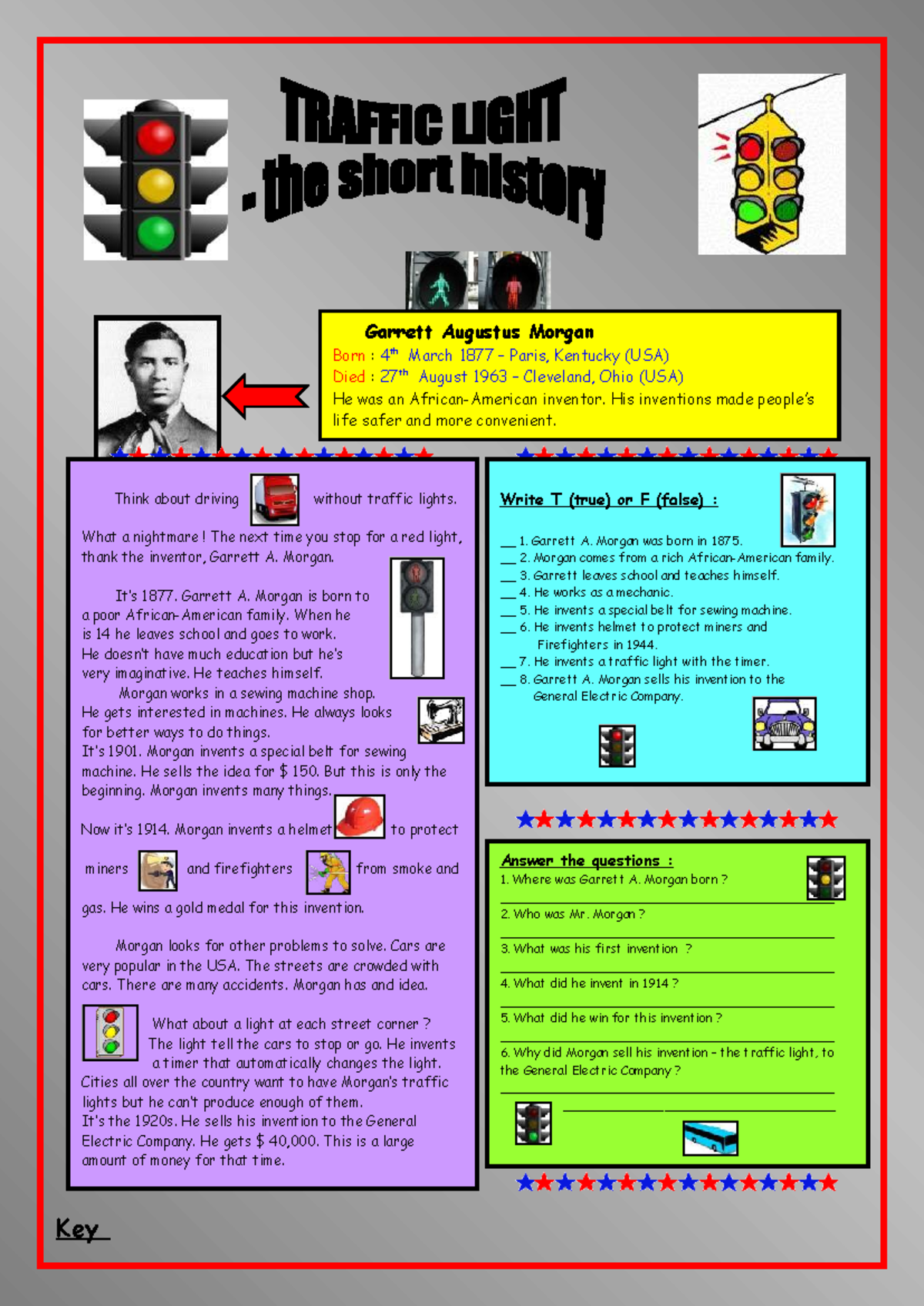 Traffic Light Innovations: The Legacy of Garrett A. Morgan (11292 ...