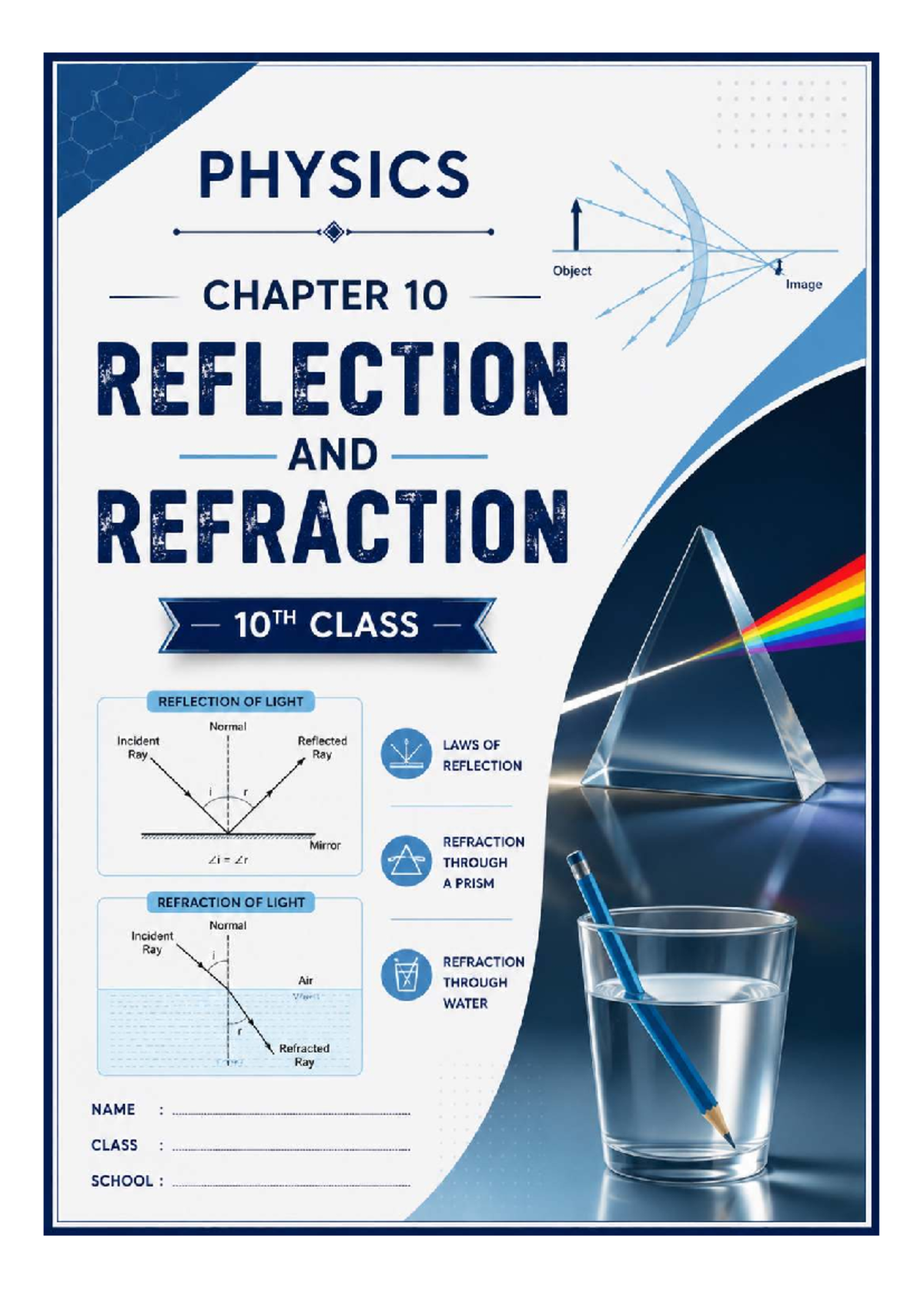 X CH10 Reflection and Refraction NCERT Notes for Class 10 Science - Studocu