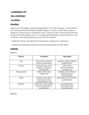 CS (401) Assignment #01: Assembly Language Program Solution - Studocu