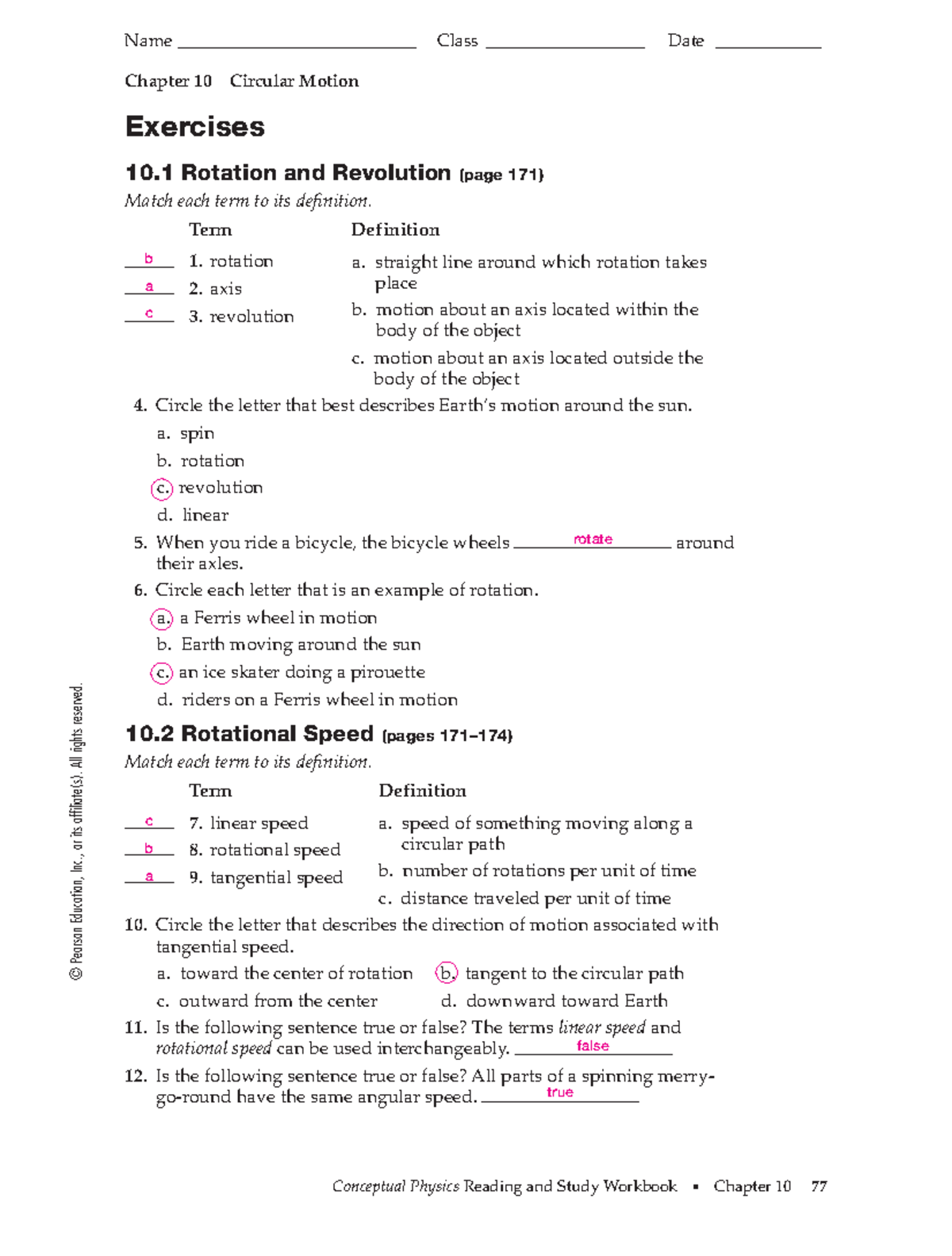 339058143 Ch 10 Circular Motion Exercises Answer Key - Studocu