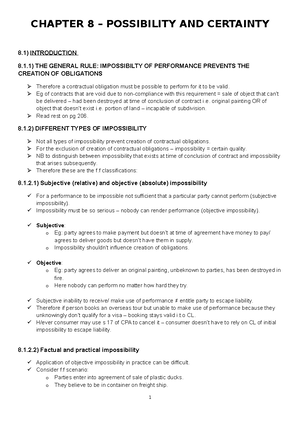 Chapter 14 cession - Summary The Law of Contract in South Africa - Chapter 14 Cessions ...