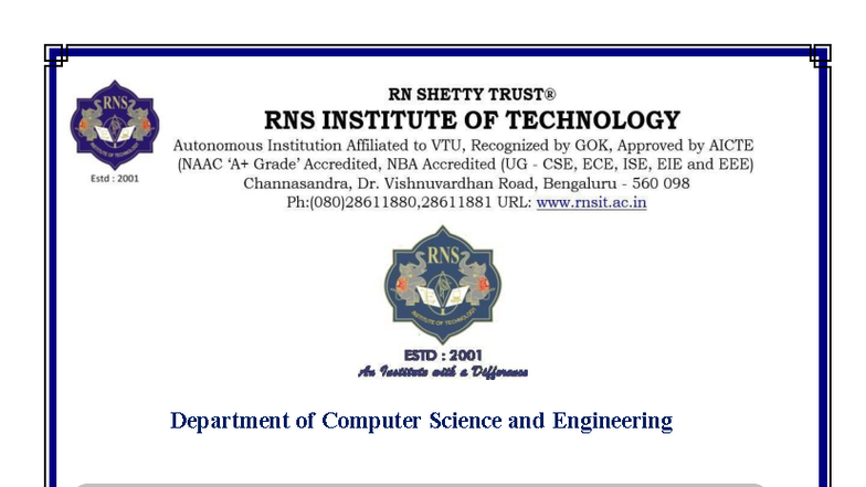 Operating Systems Laboratory Manual (BCS303) for 3rd Sem B.E. 2025 Batch - Studocu