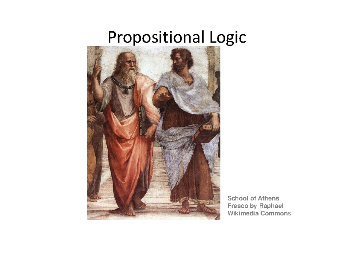 Propositional Logic Overview and Inference Rules (CS 173) - Studocu