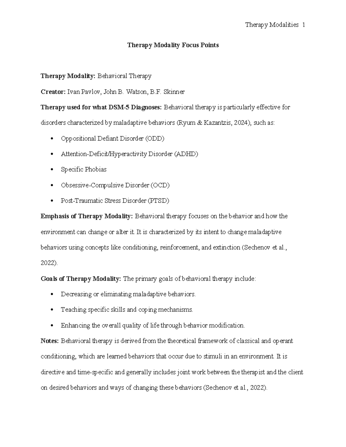 Therapy Modalities Overview: Behavioral & Reality Therapy Insights ...