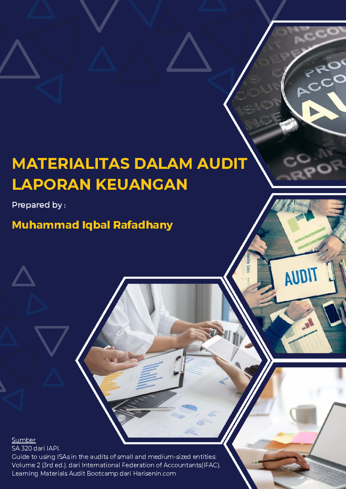 MATERI AUDIT: PENENTUAN MATERIALITAS DALAM LAPORAN KEUANGAN SA 320 ...