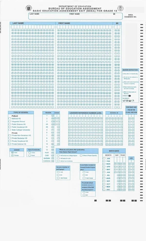 NAT G12 Answer Sheet - Secondary Education - Studocu