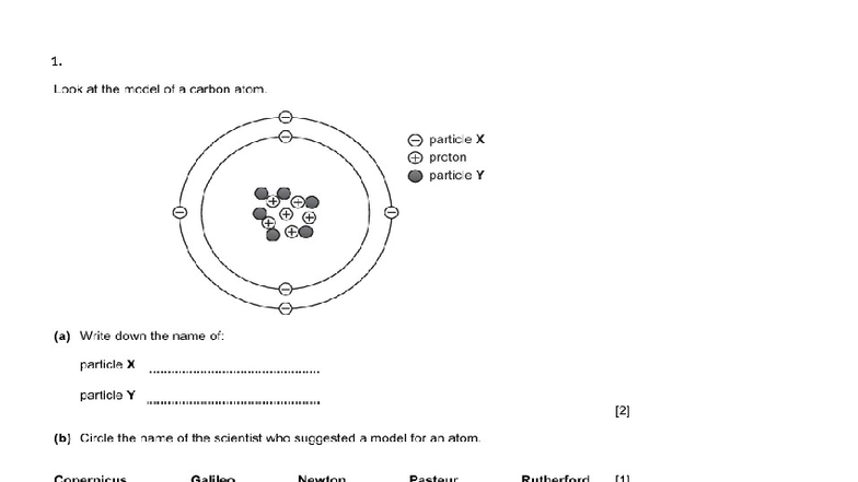 Chapter 5: Atom Structure Notes for Science 101 - Studocu