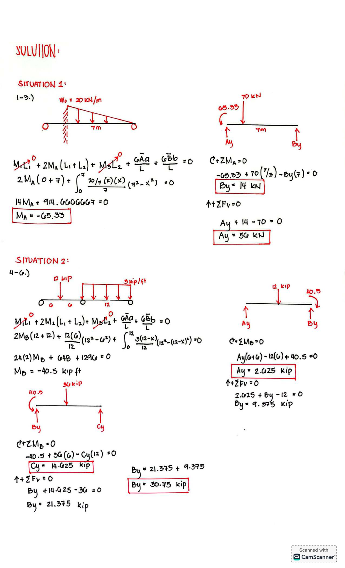 CE 508: Solutions for Situations 1-10 Analysis - Studocu