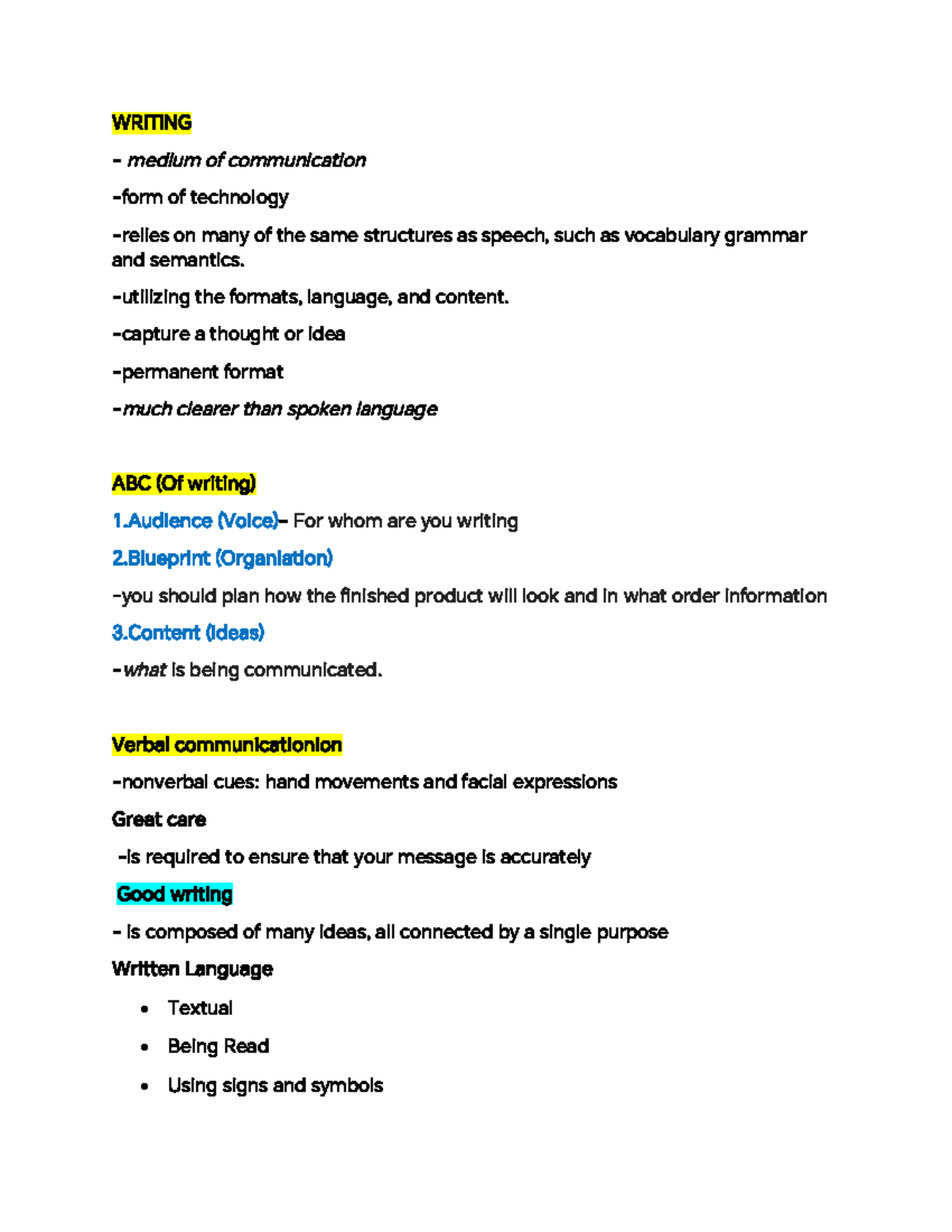 Purposive Communication: Writing Techniques and Styles - Studocu