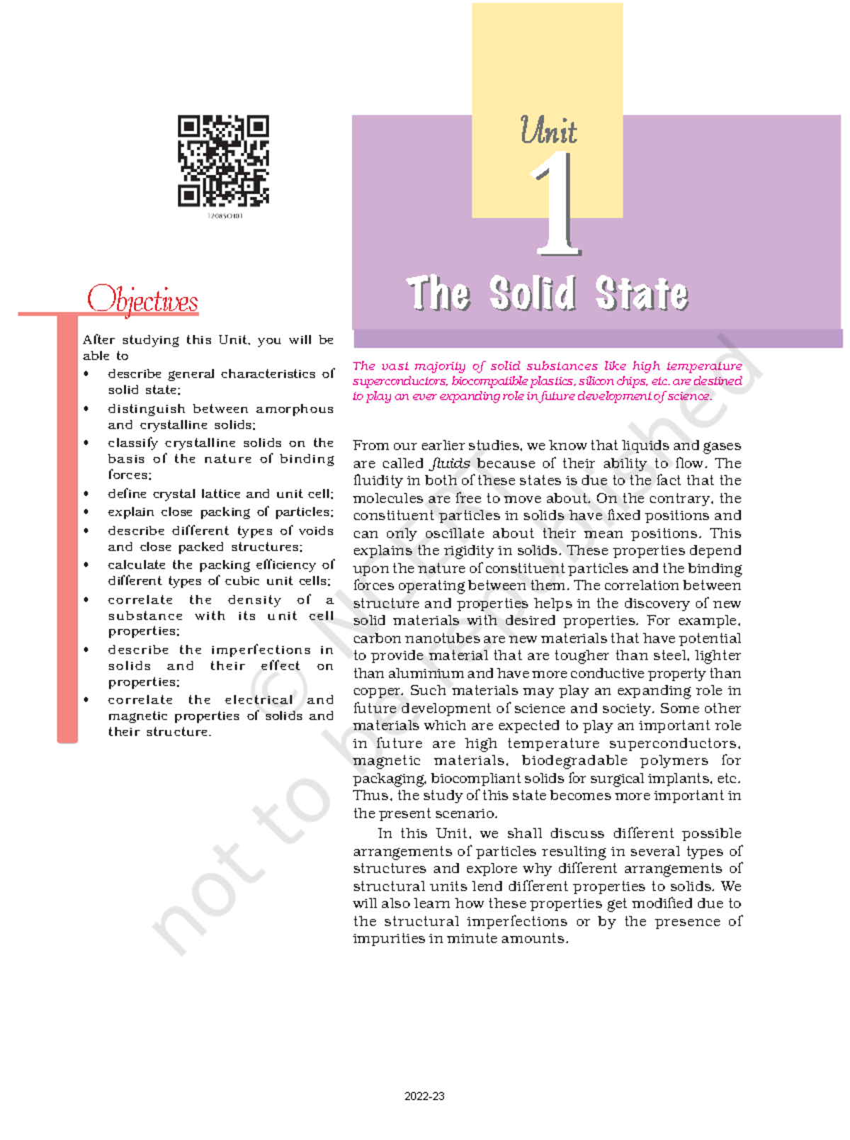 Lech101 - Chemistry Final Exam: Solid State Class Notes Summary - Studocu