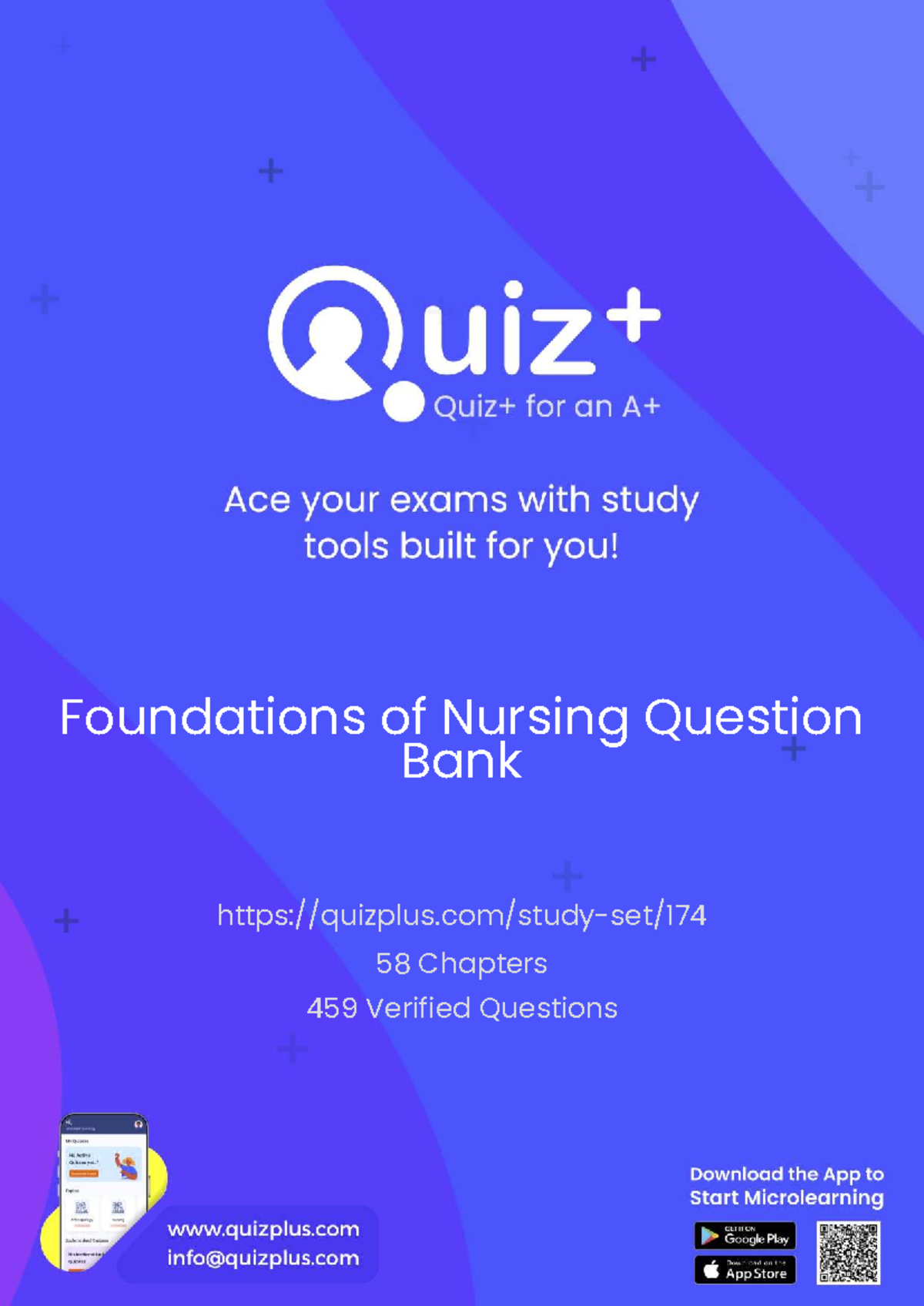 Foundations of Nursing Question Bank: 58 Chapters & 459 Questions - Studocu