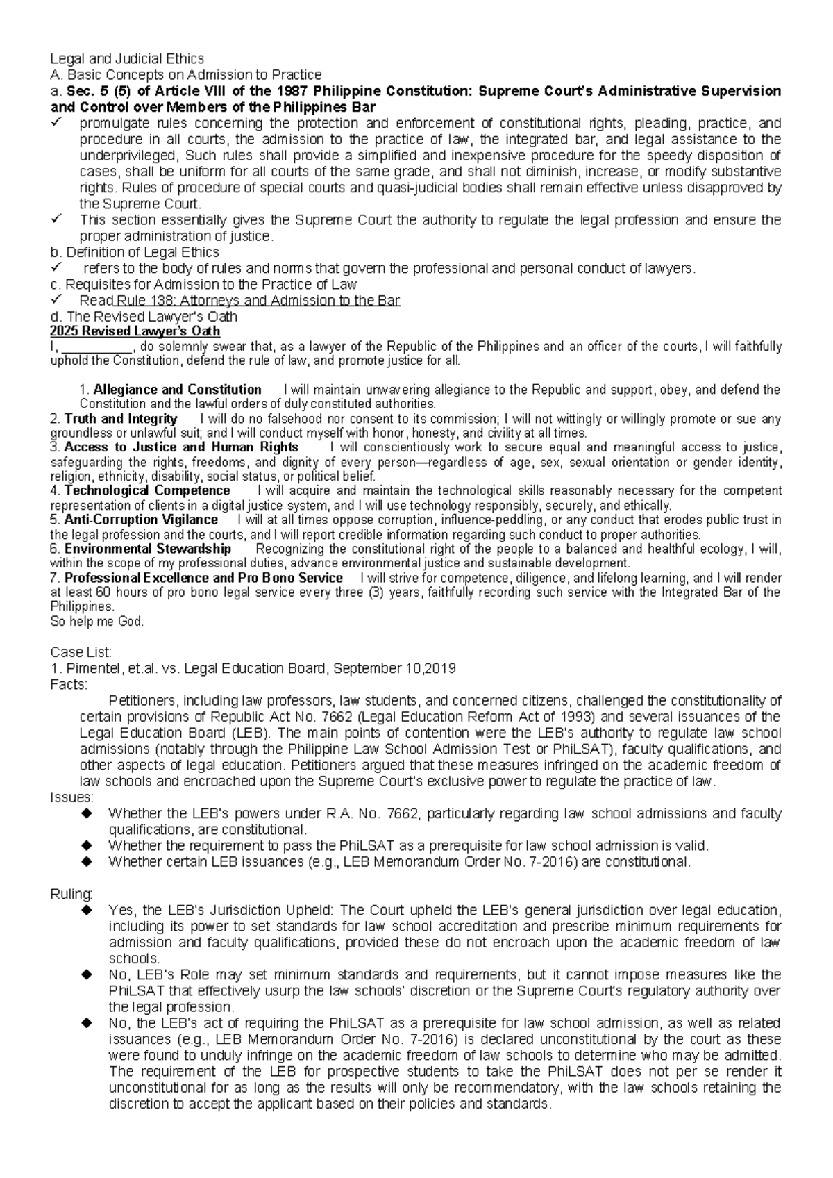 Legal and Judicial Ethics: Key Concepts and Case Studies (LAW 101 ...