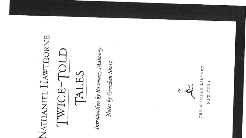 NATHANIEL HAWTHORNE TALES: The Gray Champion Analysis Notes - Studocu