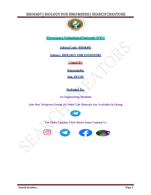 Solved model QP BBOK407-1 - USN Model Question Paper-1/2 with effect ...