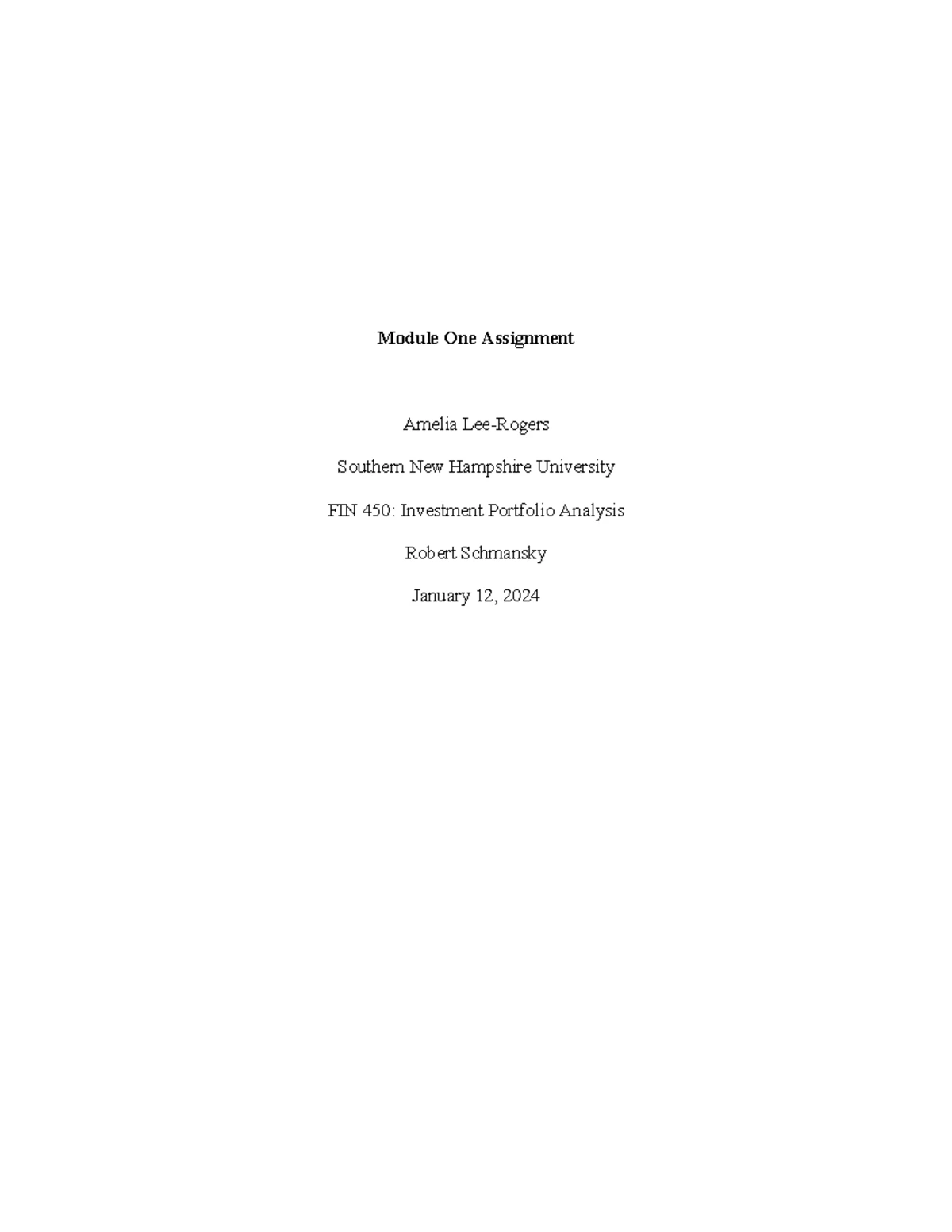 FIN 450 Mod 6 Assignment: Tax Efficiency in Investment Funds Analysis ...