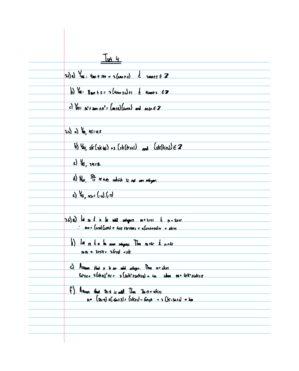 Tut 4 - Problem Set and Solutions for Tutoring Session - Studocu