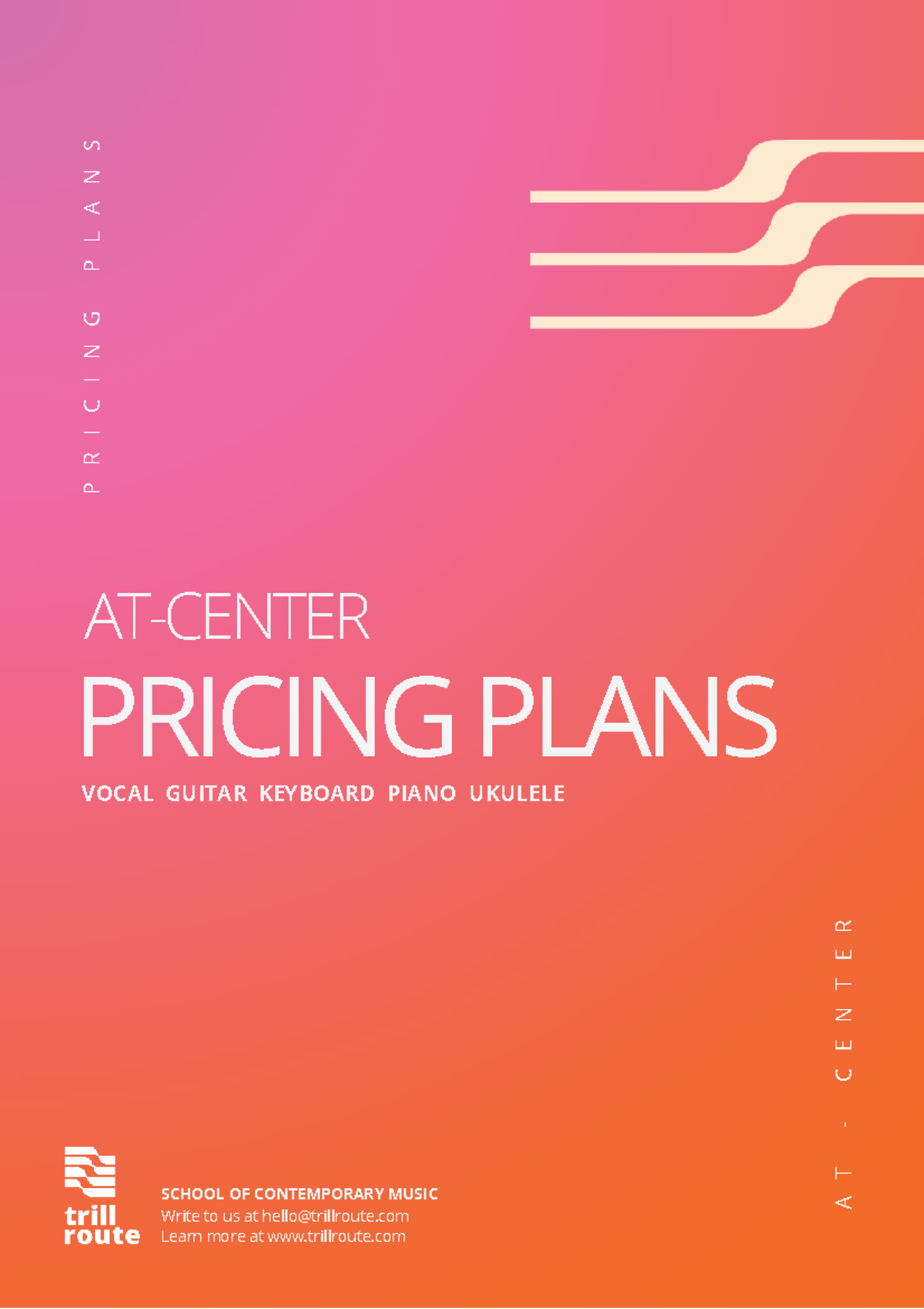 Trill Route - At-Center Solo & Duo Pricing Plans for Music Lessons ...