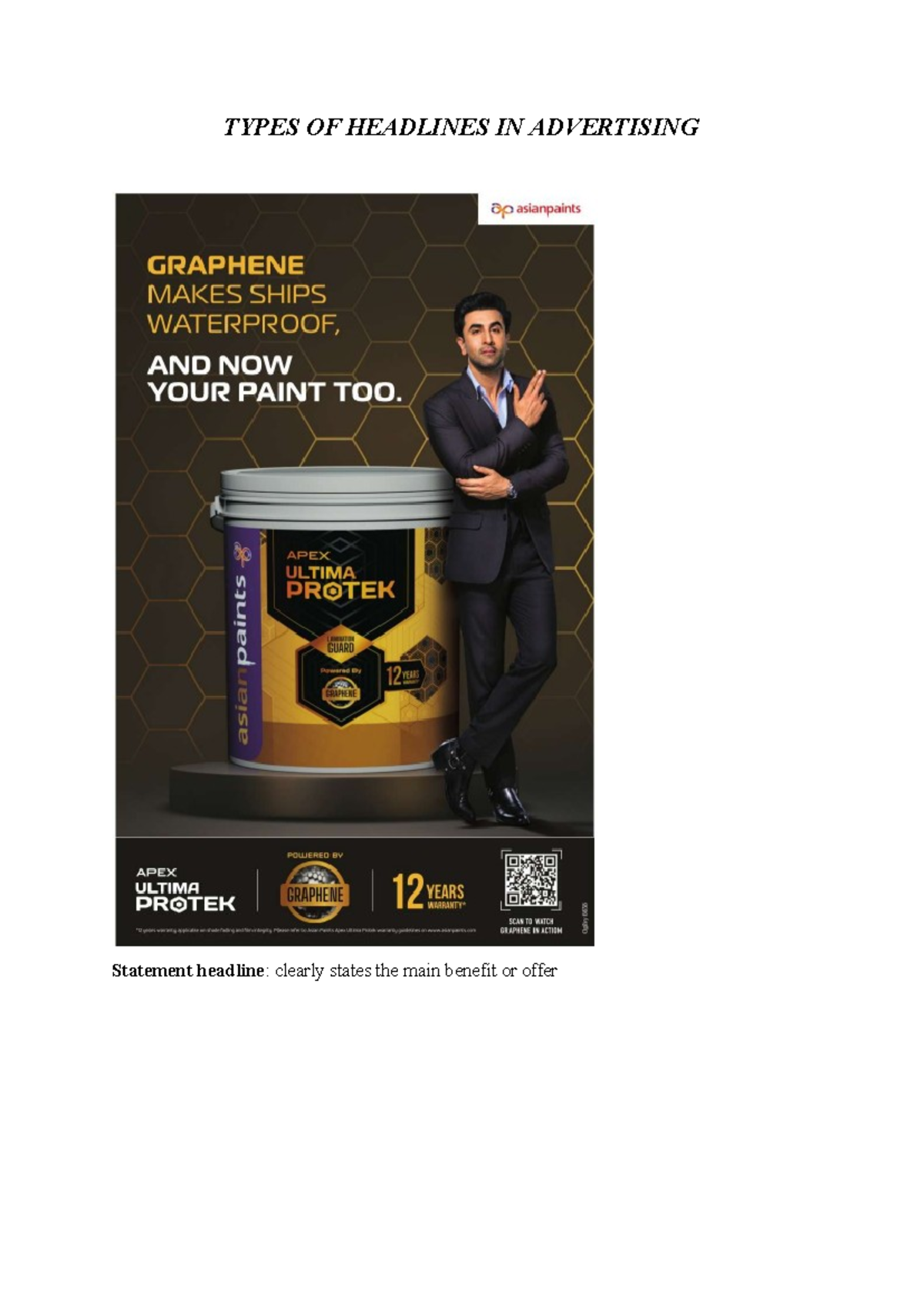 Types OF Headlines IN Advertising - core advertisement - TYPES OF ...