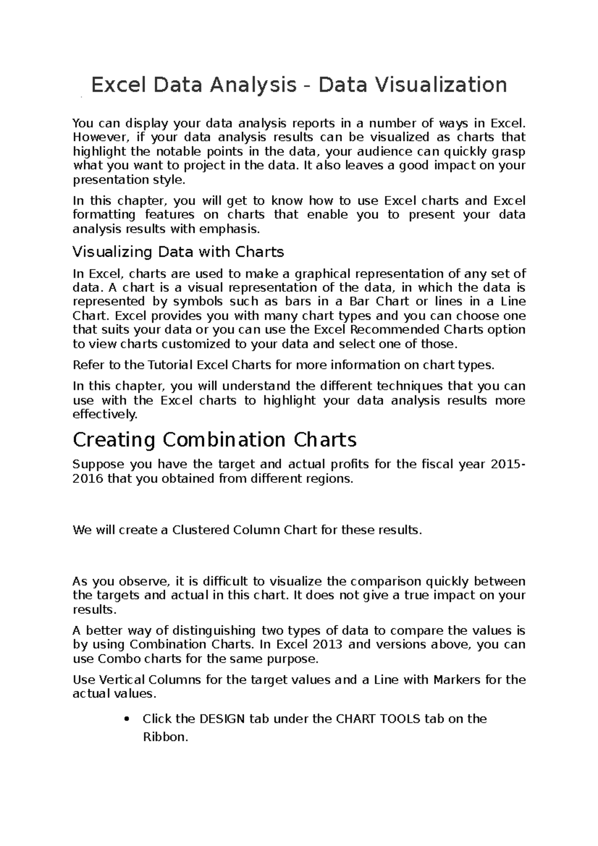 Excel Data Visualization Techniques - Mastering Data Representation ...