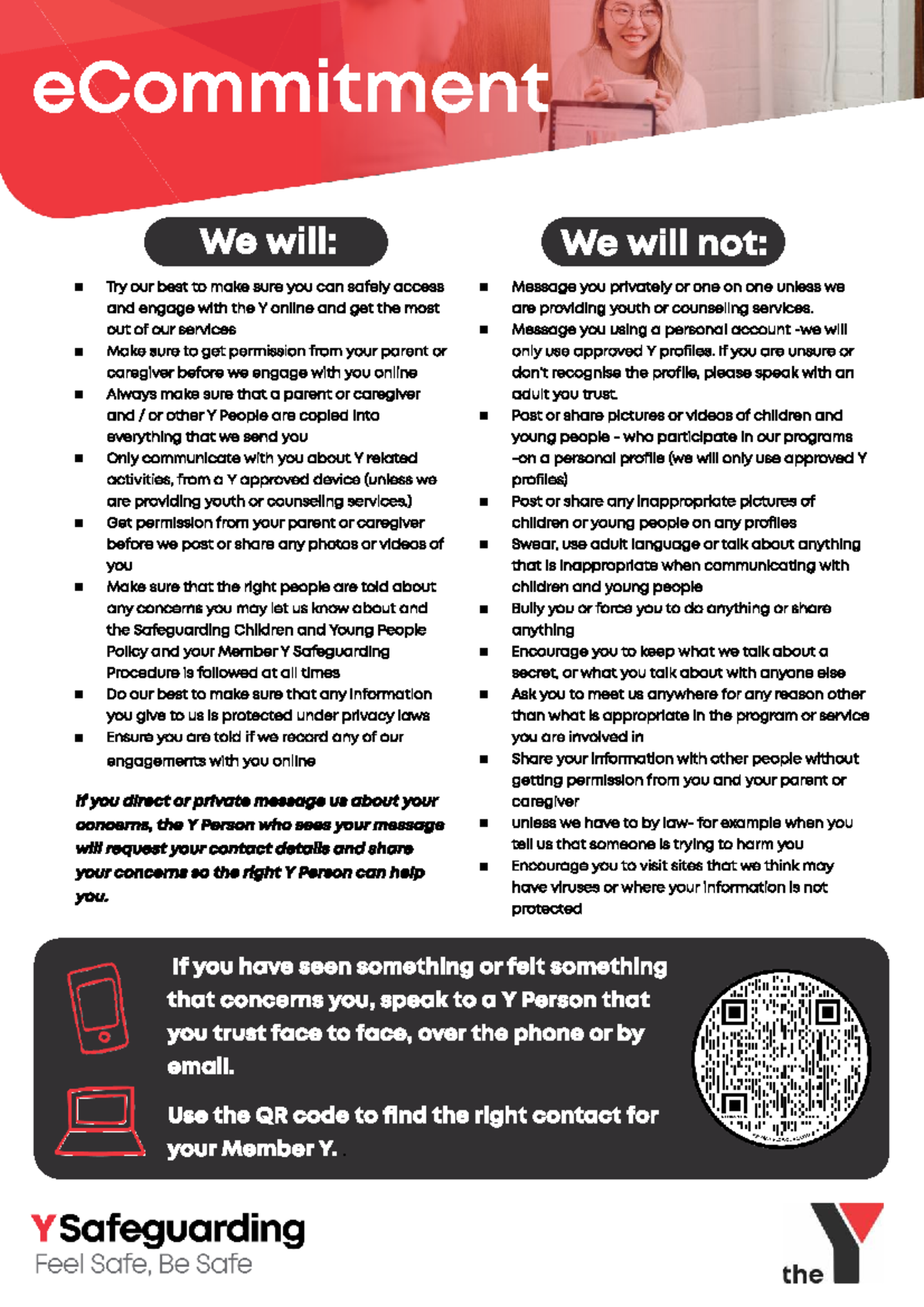 Y Safeguarding eCommitment Guidelines - Studocu