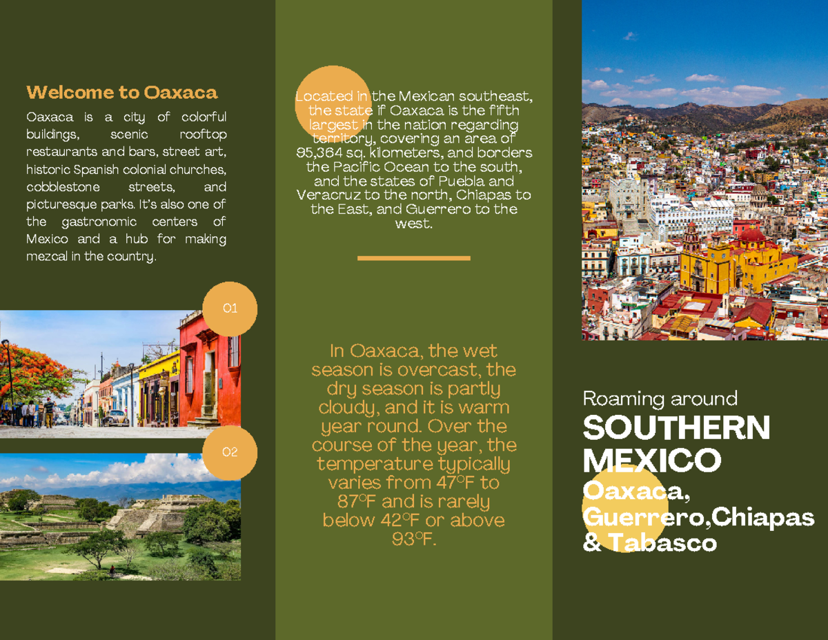 Southern Mexico Brochure Gabriella - ####### 01 ####### 02 Roaming ...