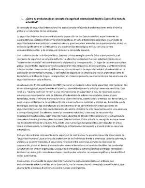 Final- Resumen DE Seguridad - FINAL: RESUMEN DE SEGURIDAD CLASE 1 La evolución de un concepto de ...